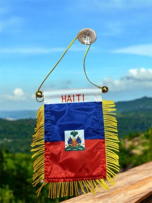 Haiti MINI BANNER FLAG CAR | eBay
