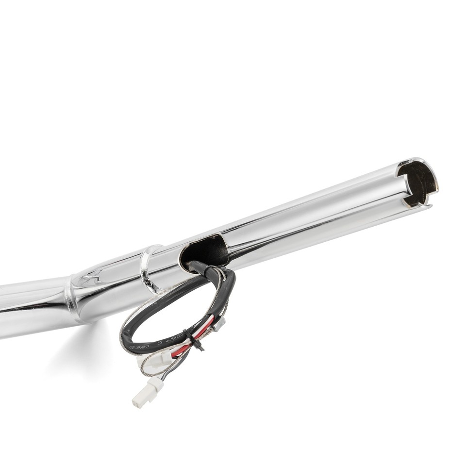 MOFUN 10" Rise Chrome Pre-wired Bagger Bar-Sharp For Harley Electra ...