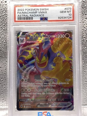 2022 Pokemon SWSH Machamp VMAX Full Art Astral Radiance PSA 10 | eBay