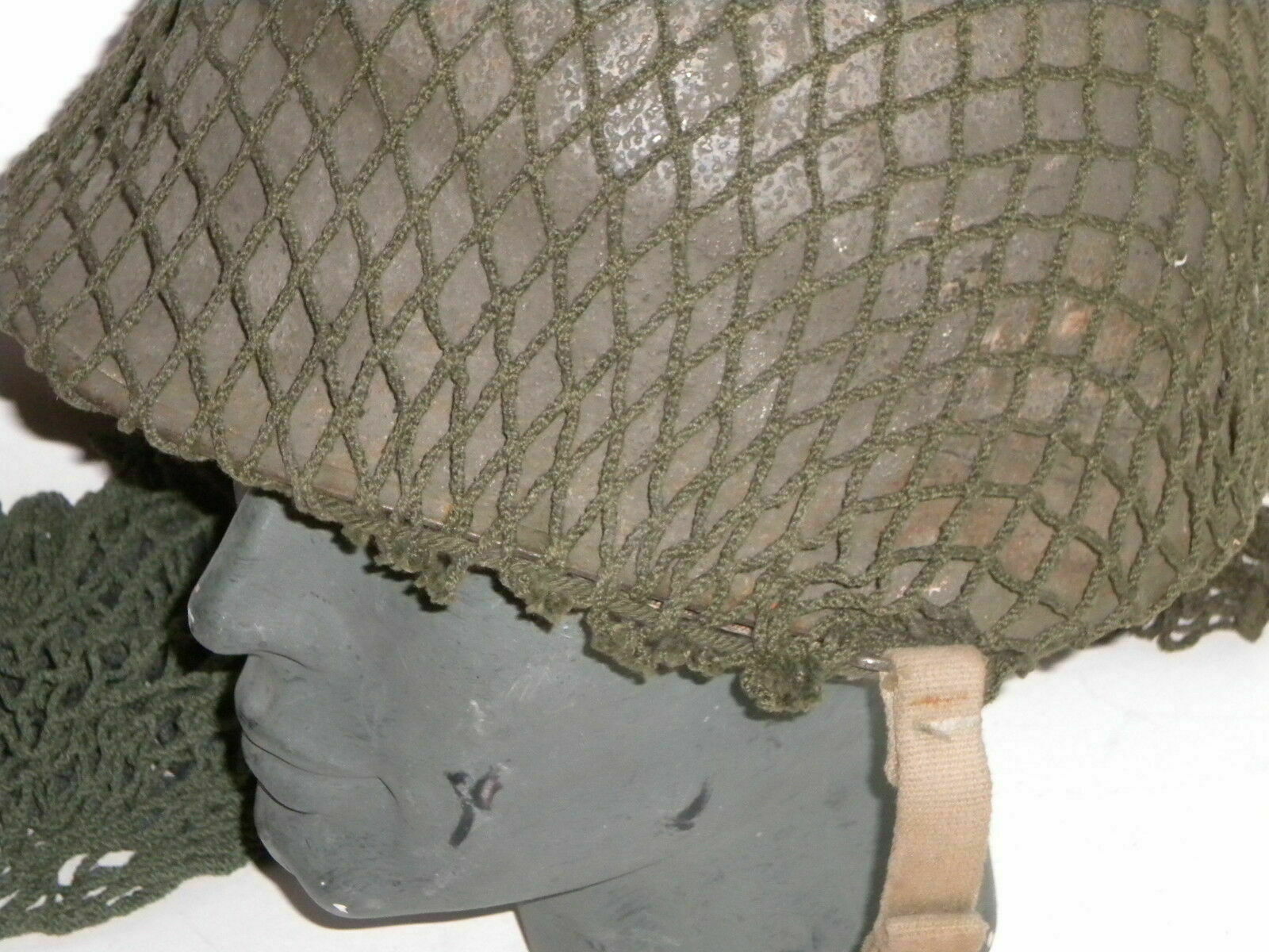 U.S.ARMY *: X 3 NETS O.D. COTTON FOR M1 STEEL HELMET WWII MILITARI | eBay