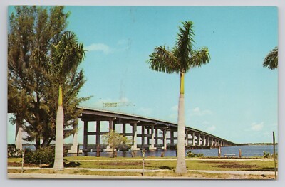 Postcard The Bridge of Light Fort Myers Florida | eBay
