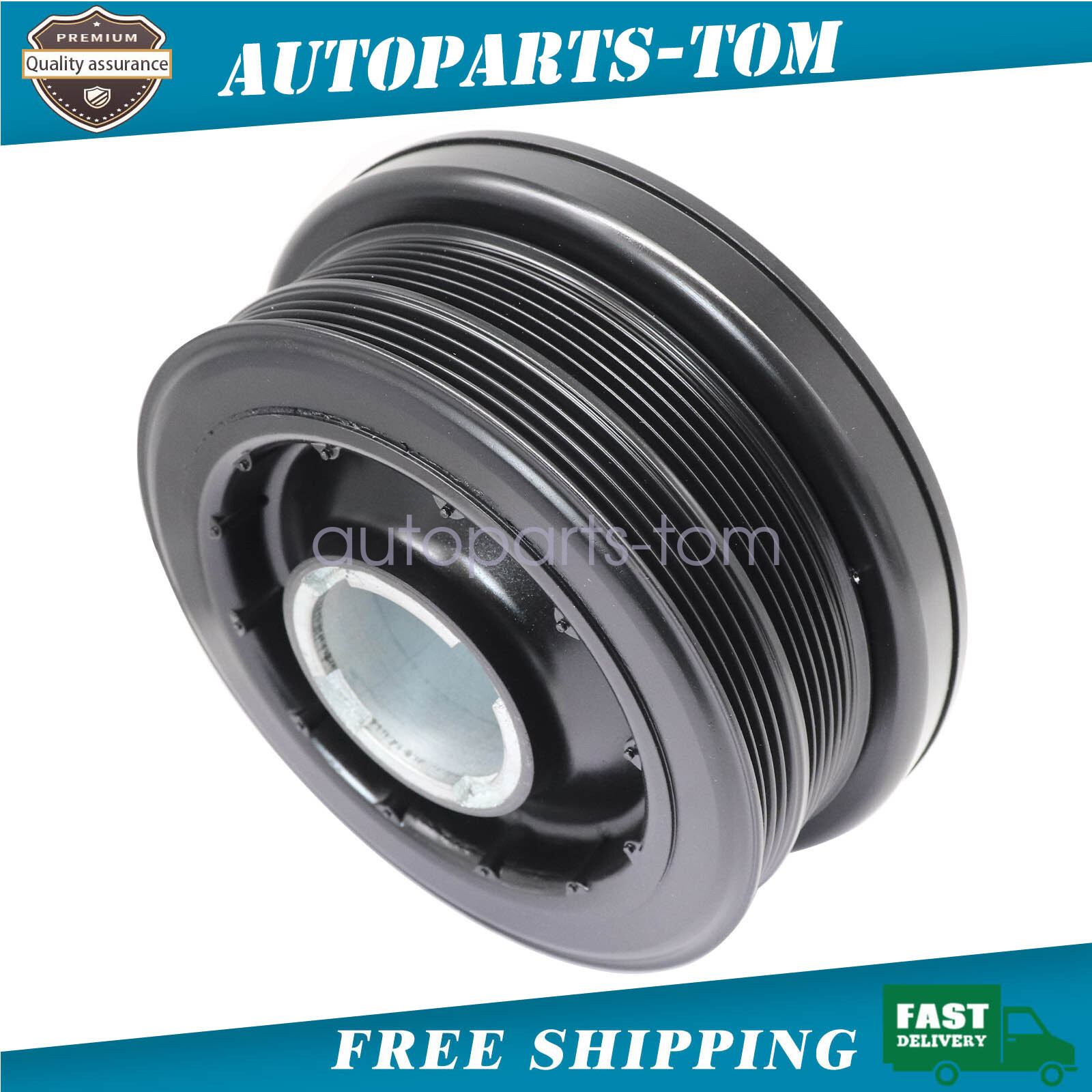 1x Harmonic Balancer Crankshaft Pulley Vibration Damper for BMW 335d X5 ...