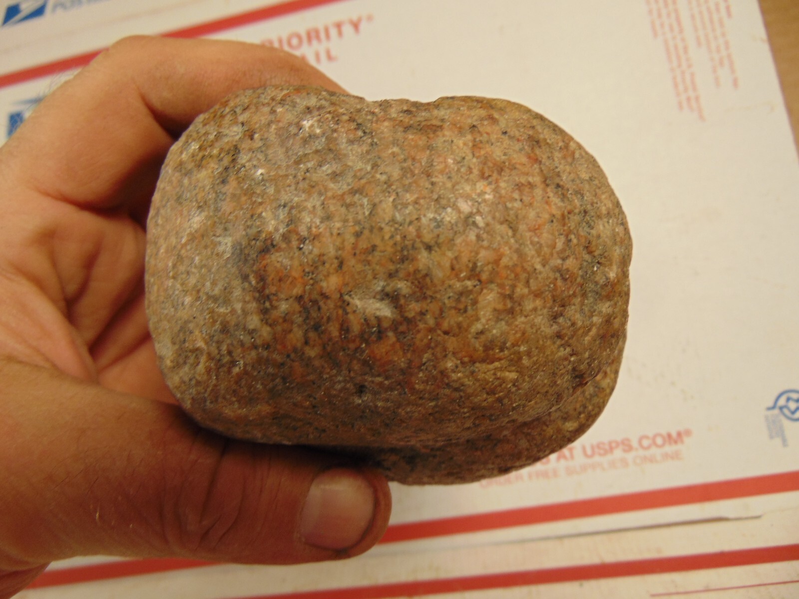 NATIVE AMERICAN PLAINS INDIAN ARTIFACT STONE HAMMER MAUL LARGE NICE ...