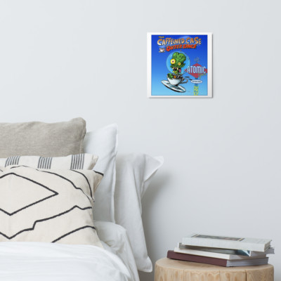 It's The Caffeine Case From Outer Space Metal print By Artist Mike ...