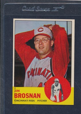 1963 Topps #116 Jim Brosnan Reds EX/MT 63T116-90416-1 | eBay
