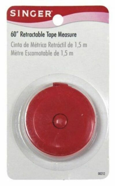 SINGER 81578 Retractable Tape Measure 60" for sale online | eBay