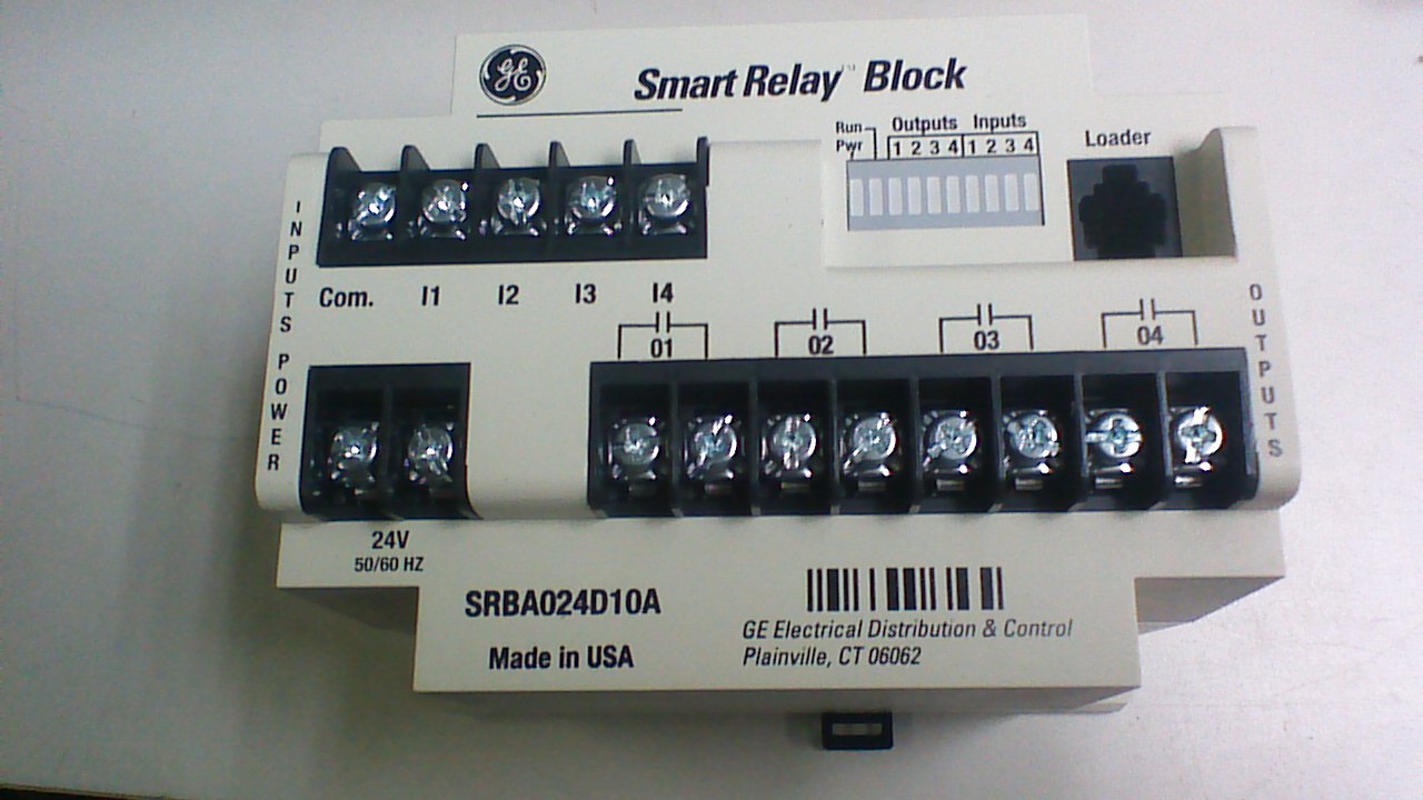General Electric SRBA024D10A Smart Relay Block 24vdc for sale online | eBay