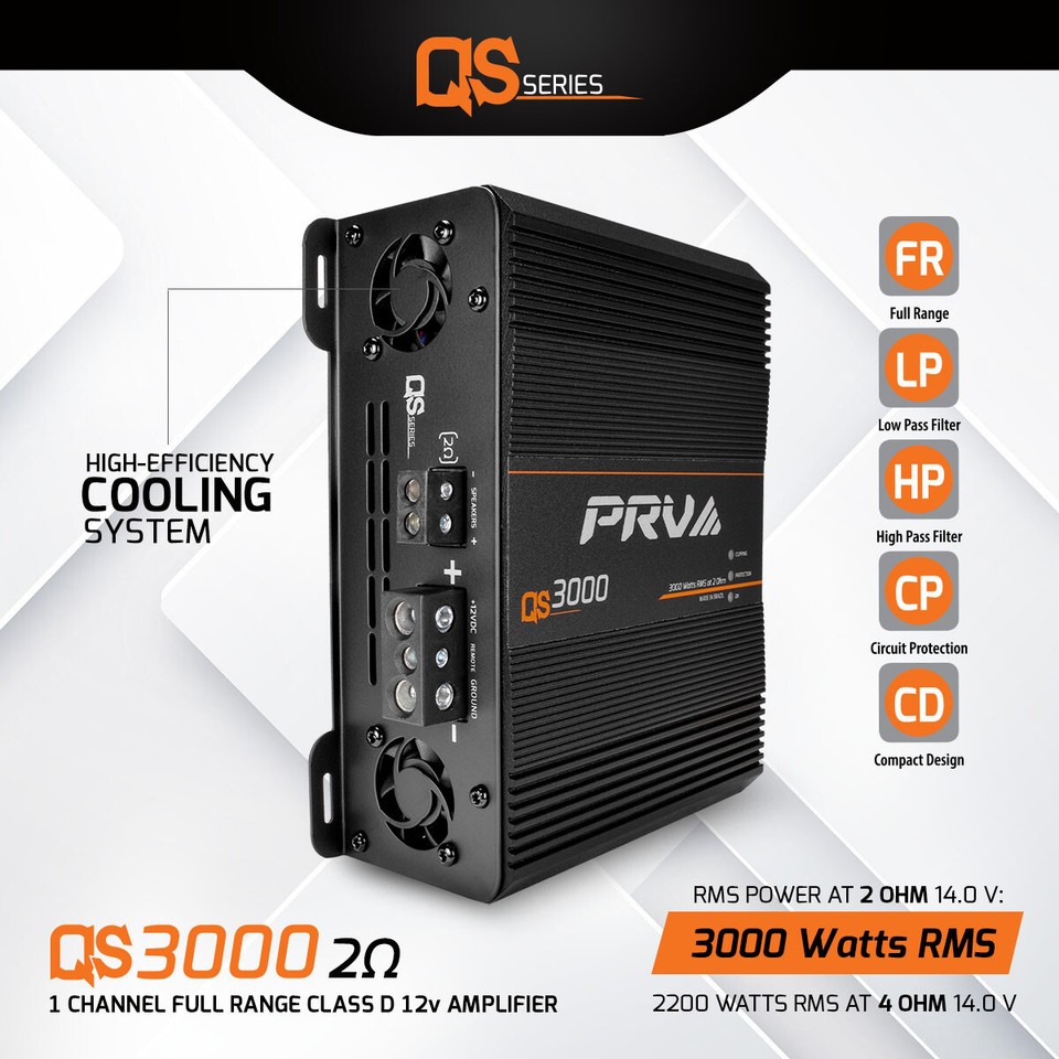 4x PRV Audio 10MR650A Midrange 10" 8 Ohm + QS3000 2 Ohm Full Range 3k ...