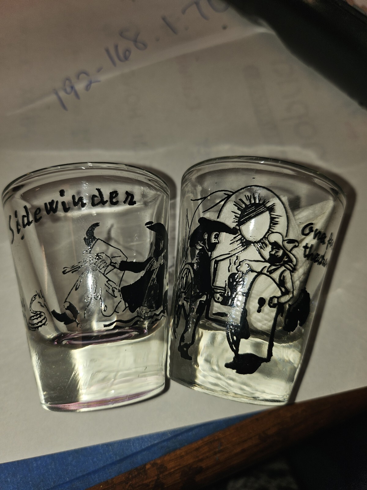 SET OF VINTAGE COWBOY SHOT GLASSES | eBay