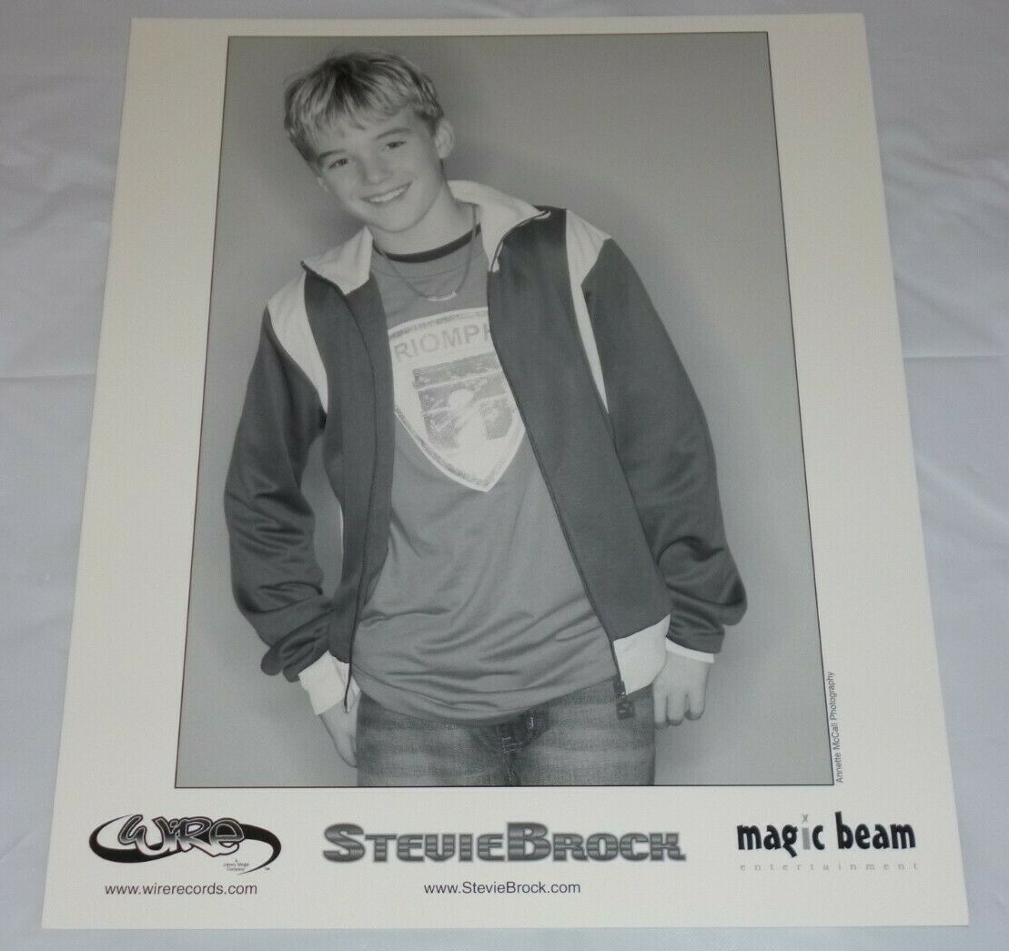 STEVIE BROCK POSTERS & PROMO PHOTOS LOT *MEGA RARE* BOY YOUNG ALL FOR ...