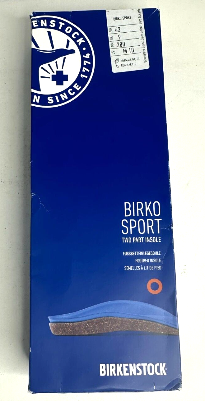 Birkenstock Unisex Birko Sport Arch Support, Insole - Ladies 5, Men's 3 ...