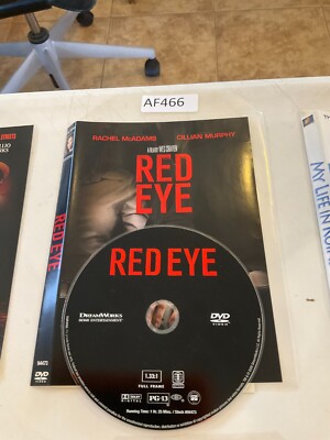 Red Eye (DVD, 2006, No Case No Tracking #AF466 | eBay
