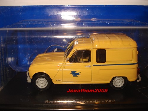 Atlas Renault 4 L Van La Poste 1962 1/43 Scale | eBay