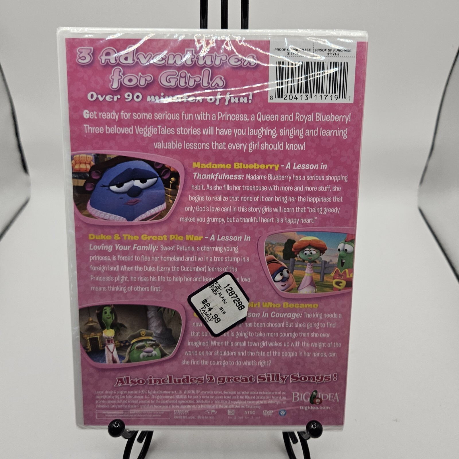 VeggieTales Girl Power Triple Feature Region 1 DVD 3 Episodes for sale ...