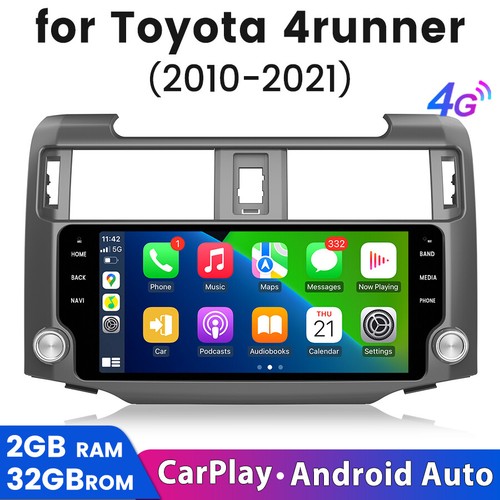 10.33” Android 13 Carplay For Toyota 4runner 2009-2021 Car Stereo Radio ...