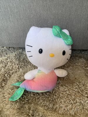 Ty Beanie Babies Hello Kitty Mermaid Plush Stuffed Animal Toy Sanrio 6 ...