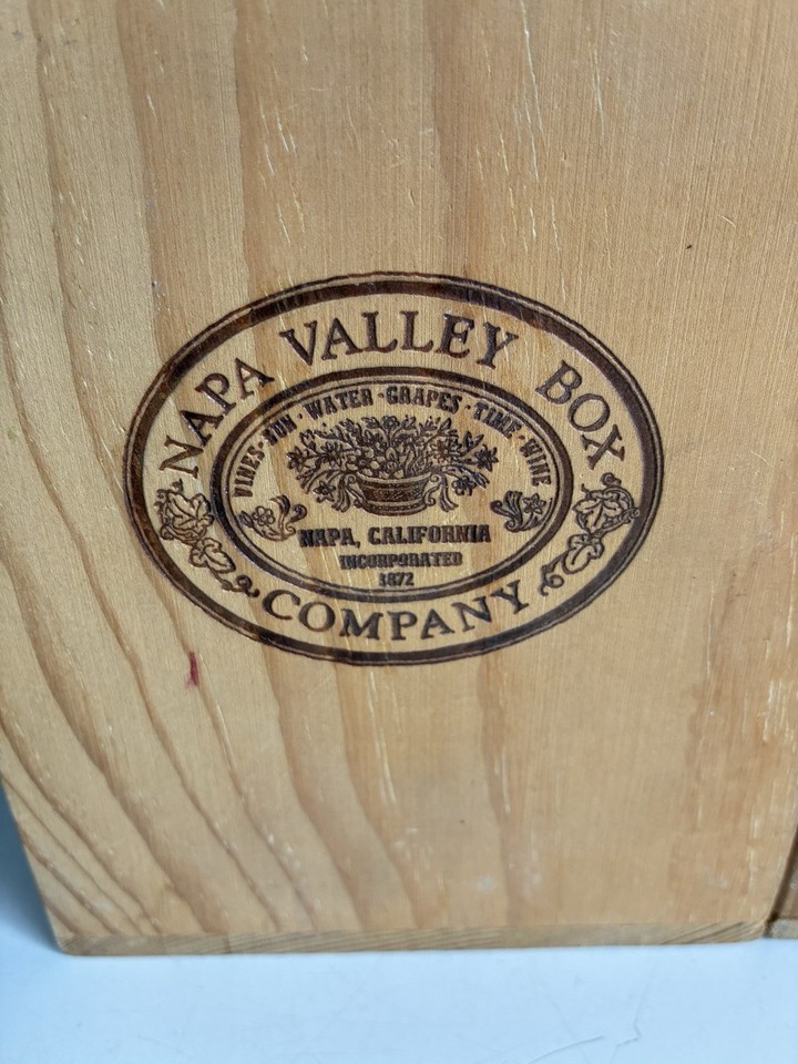 Vtg Lot Of 3 Napa Valley Box Company Wood Cassette Tape 8 Track Holder ...