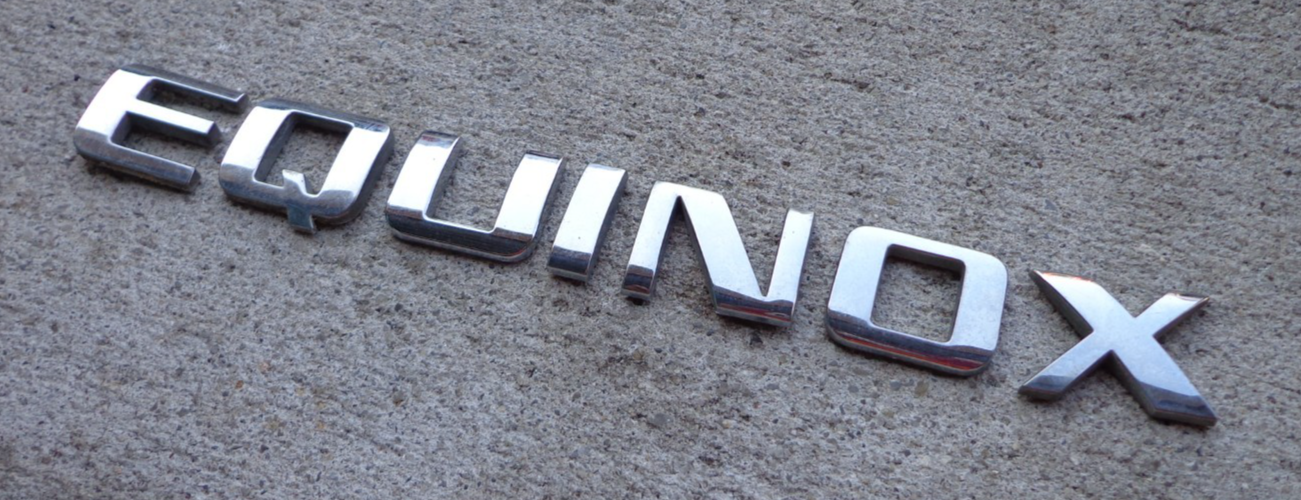 Chevrolet Chevy Equinox emblem letters badge decal OEM Genuine Original ...