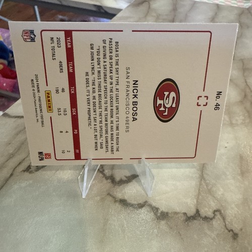 Nick Bosa Photogenic Card Numbered 173/175 | eBay