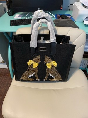 kate spade manhattan lady leopard tote | eBay