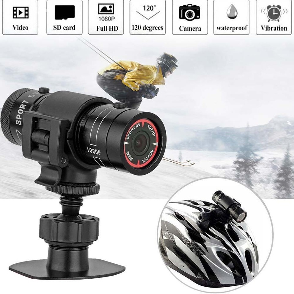 Full HD 1080P DVR Motor Bike Motor Cycle Action Helmet Sports Camera ...