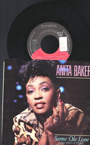 ANITA BAKER - Same Ole Love 45 RPM w/ Picture Sleeve - Play Tested EX+ ...