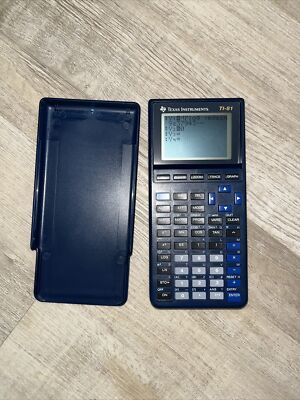 Texas Instruments TI-81 Calculator - Blue | eBay