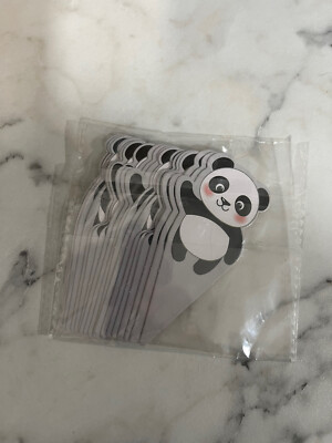 32 Pack Bella & Bentley Panda Cupcake Picks Cute Animal | eBay