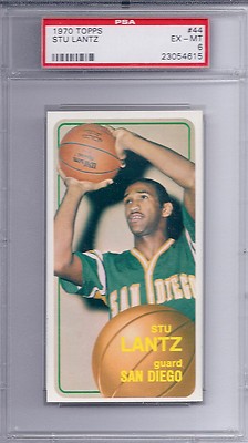 1970 Topps Basketball # 44 Stu Lantz EX MT PSA 6 | eBay