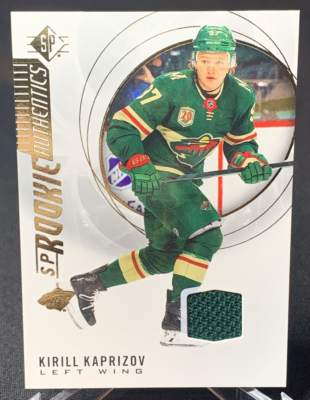 SP Authentic Upper Deck 2020-21 Kirill Kaprizov SP Rookie Authentics ...