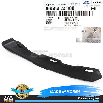 Front Bumper Bracket RIGHT PASSENGER OEM for 13-17 Hyundai Elantra GT ...