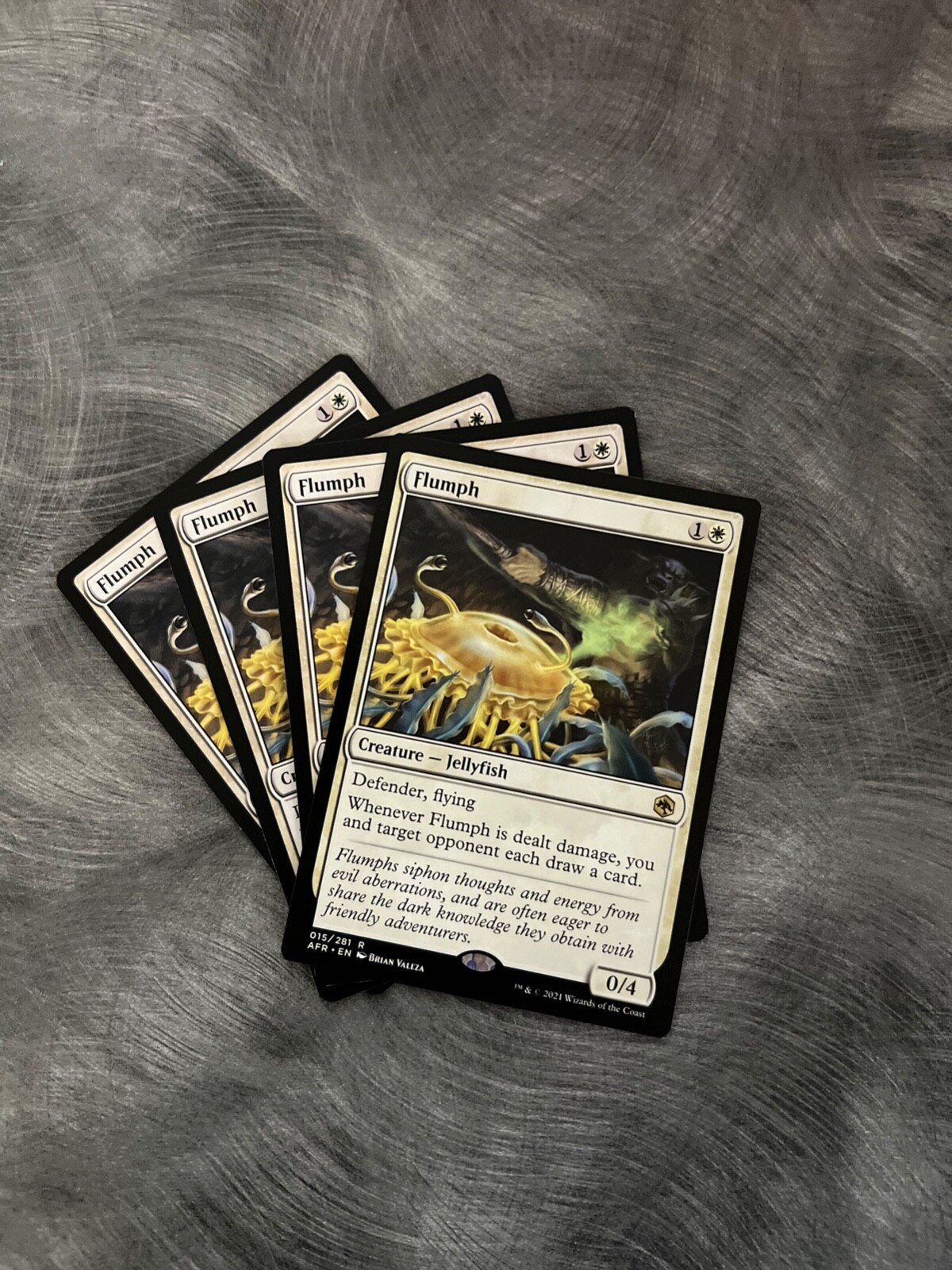 MTG - Flumph X4 - Adventures in the Forgotten Realms - 015/281 ...