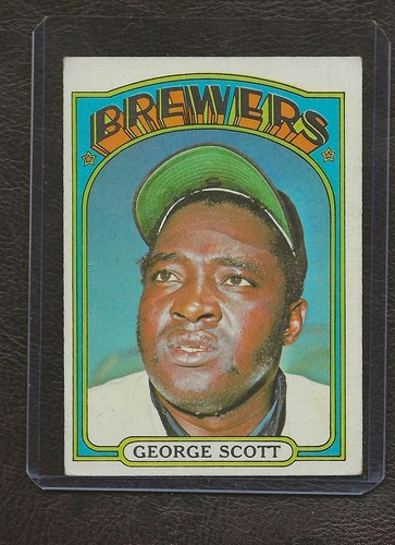 1972 Topps Baseball #585 George Scott, Milwaukee Brewers, VG-EX | eBay