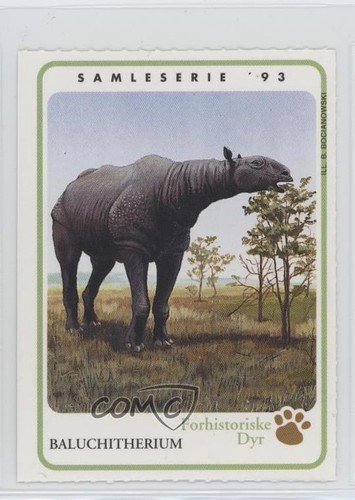 1993 Donald Duck & Co Samleserie '93 Prehistoric Animals Baluchitherium ...