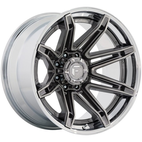 Fuel Fusion Forged Brawl 20x10 6x135 -18mm Platinum/Chrome Wheel Rim 20 ...