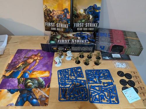 Warhammer 40k First Strike Starter Set Complete Game Space Marines ...