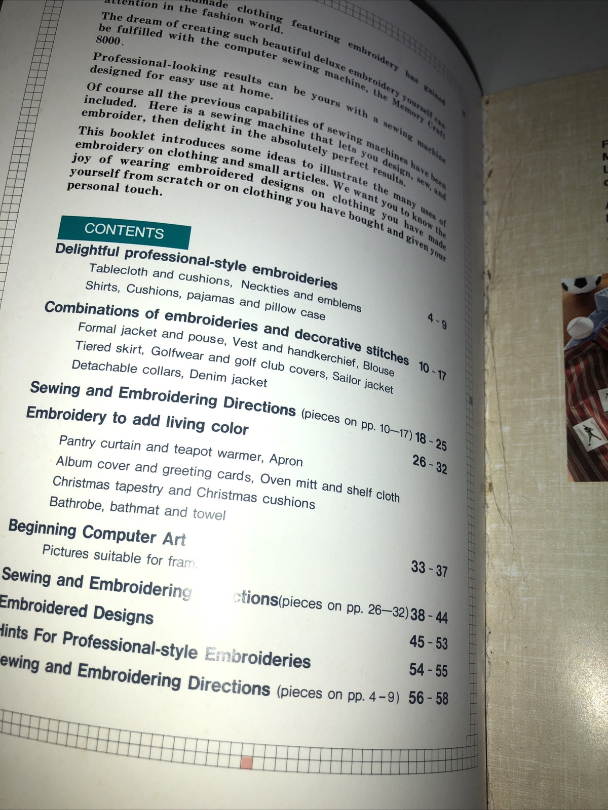 MEMORY CRAFT 8000 CRAFT SEWING IDEAS EMBROIDERY WITH YOUR MACHINE | eBay