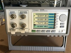 Agilent 8163B + 2X 81635A 4 CH Power Meter– 8164A/8164B/81623A/81625A ...