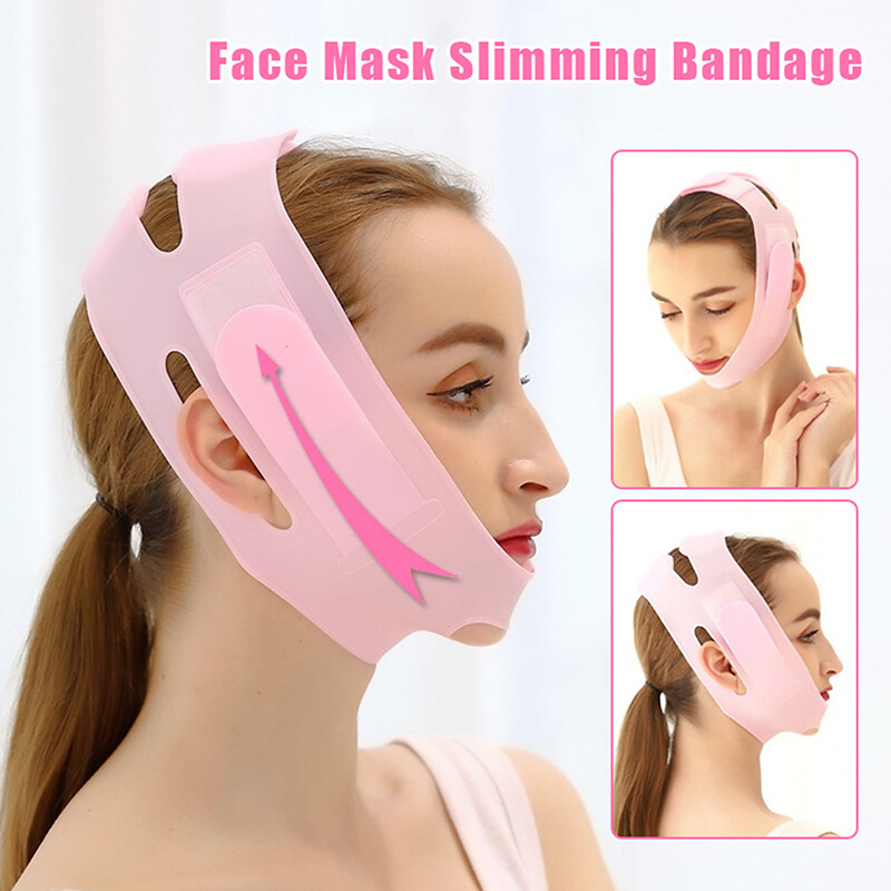 Silicone Face Lift V Shape Band Neck Wrinkle Breathable Removal ...