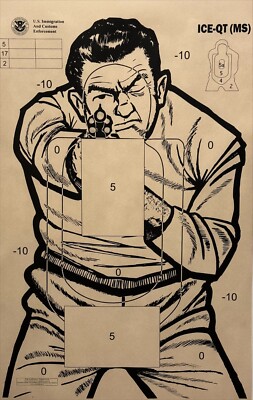 Official ICE-QT(MS) Mind Set targets, 22.5" x 35", US Immigration, FREE ...