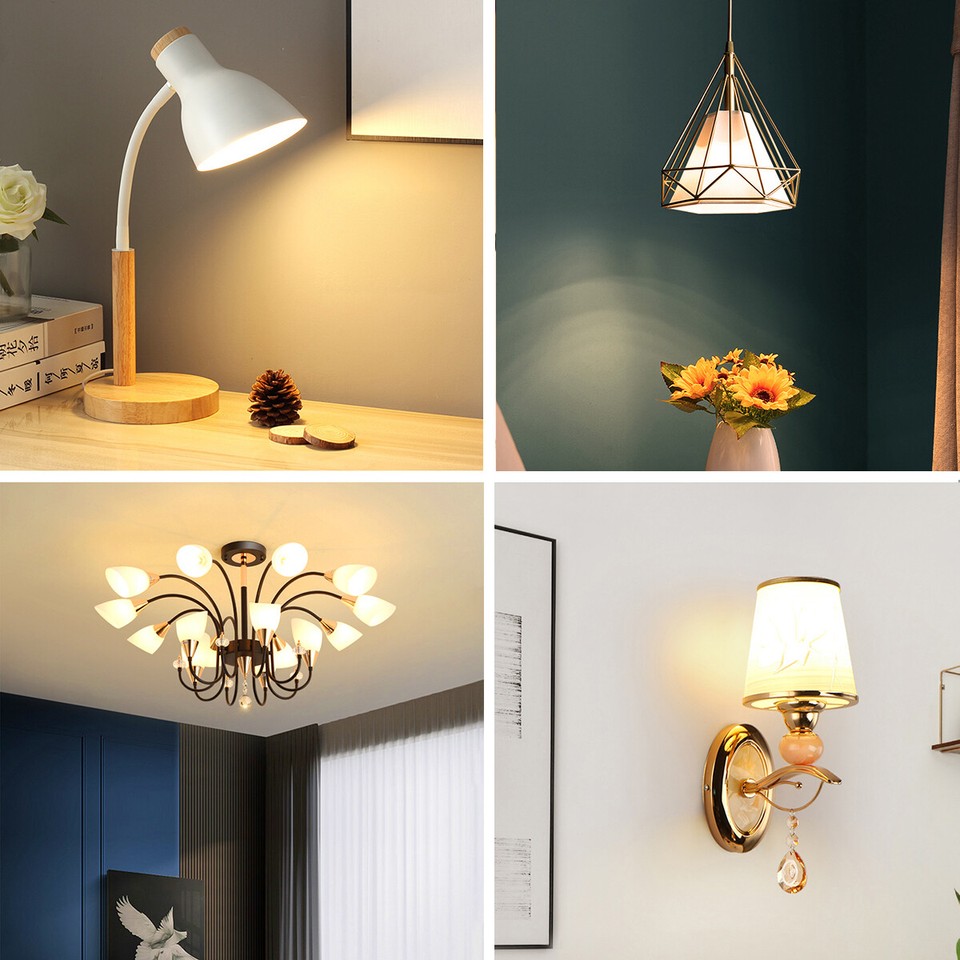 Pack of 6 ,E14 SES LED Golf Round Light Bulb 5W 6W 7W Cold White / Warm ...