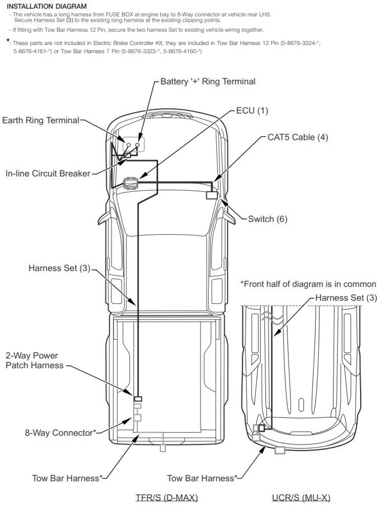 Genuine Isuzu MU-X MUX D-MAX DMAX MY21 2021 Onwards Electronic Brake ...