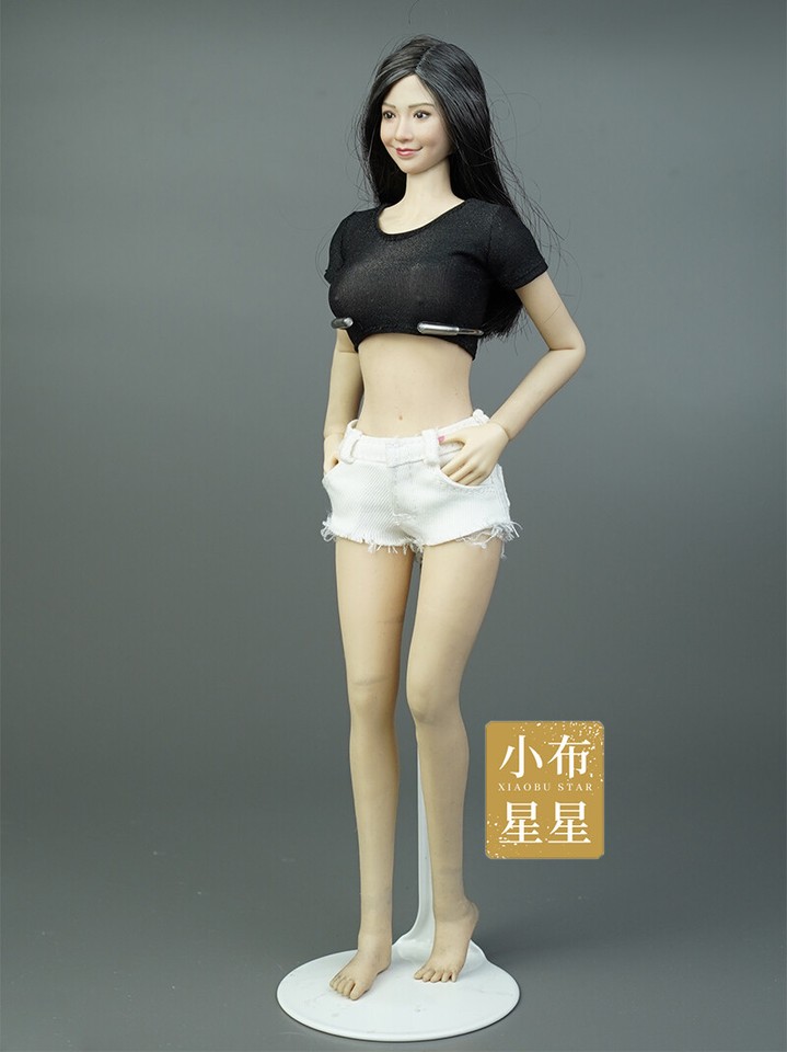 1/6 Scale Casual Trend Denim Shorts Model For 12" Ph TBL Female Action ...