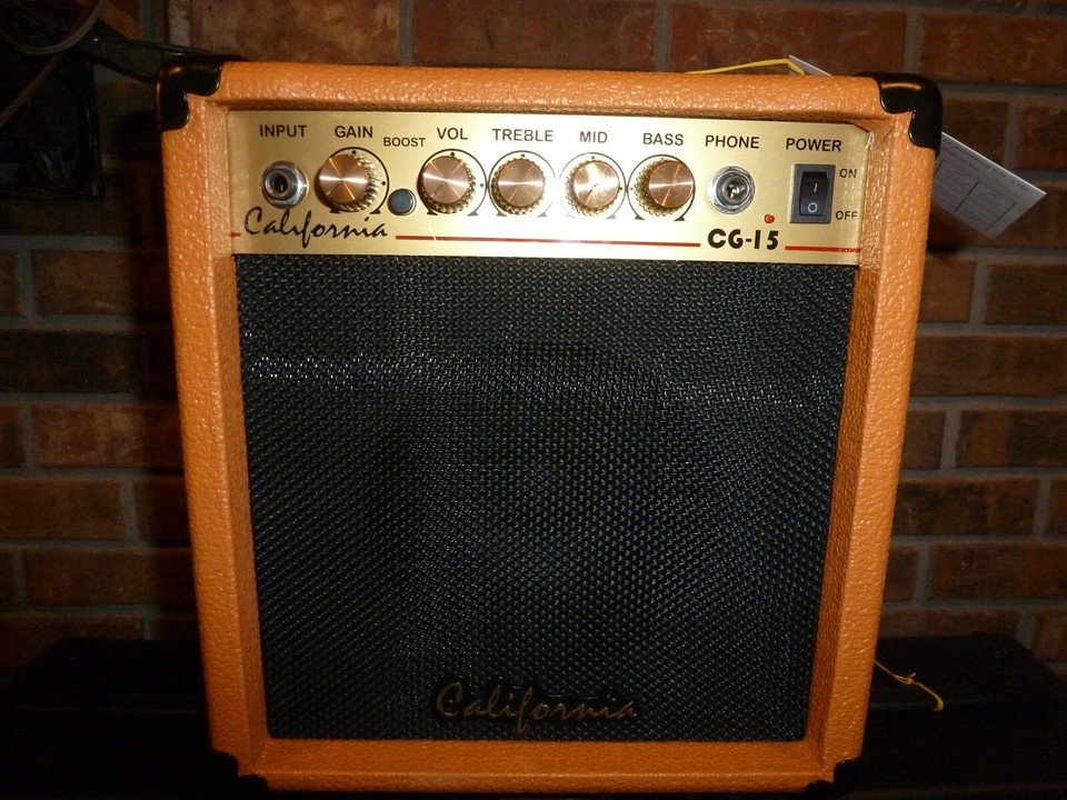 California guitar amp. 15w peak , brand new in box , orange or black | eBay
