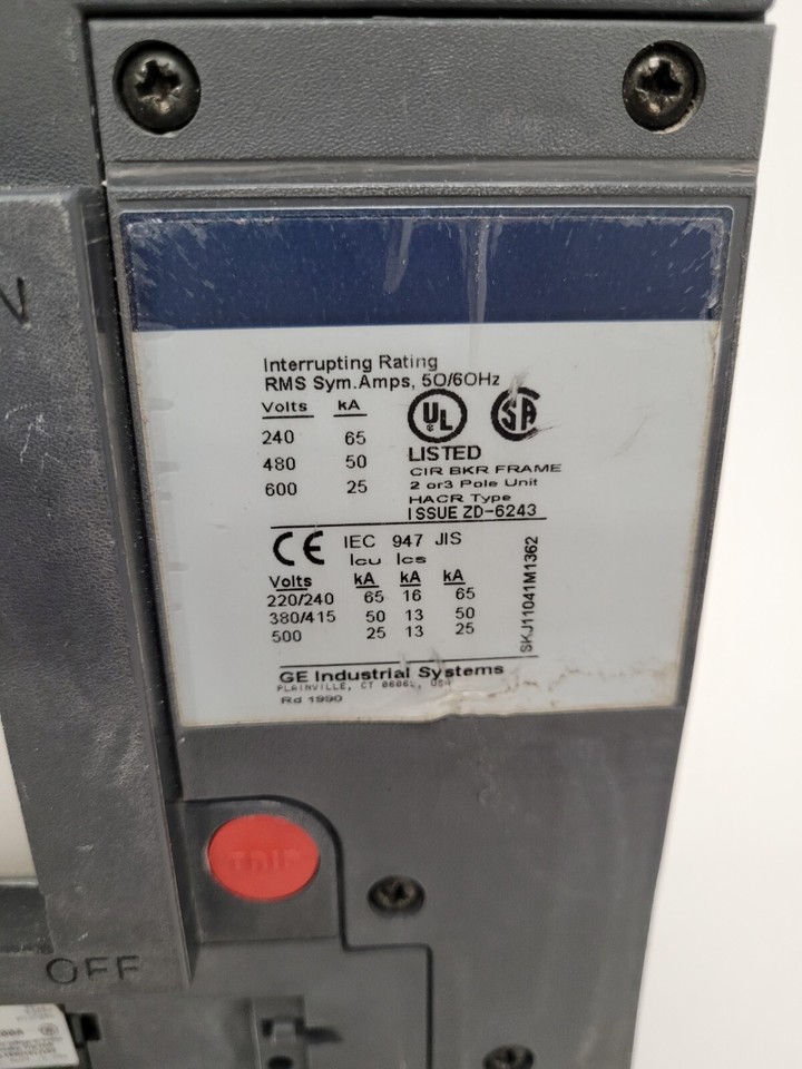 SKHA36AT0800 GE Spectra 800 Amp Circuit Breaker SRPK800A800 - Next Day ...