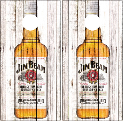 Jim Beam Cornhole Wraps Boards Vinyl Decals Bag Toss Game Stickers | eBay