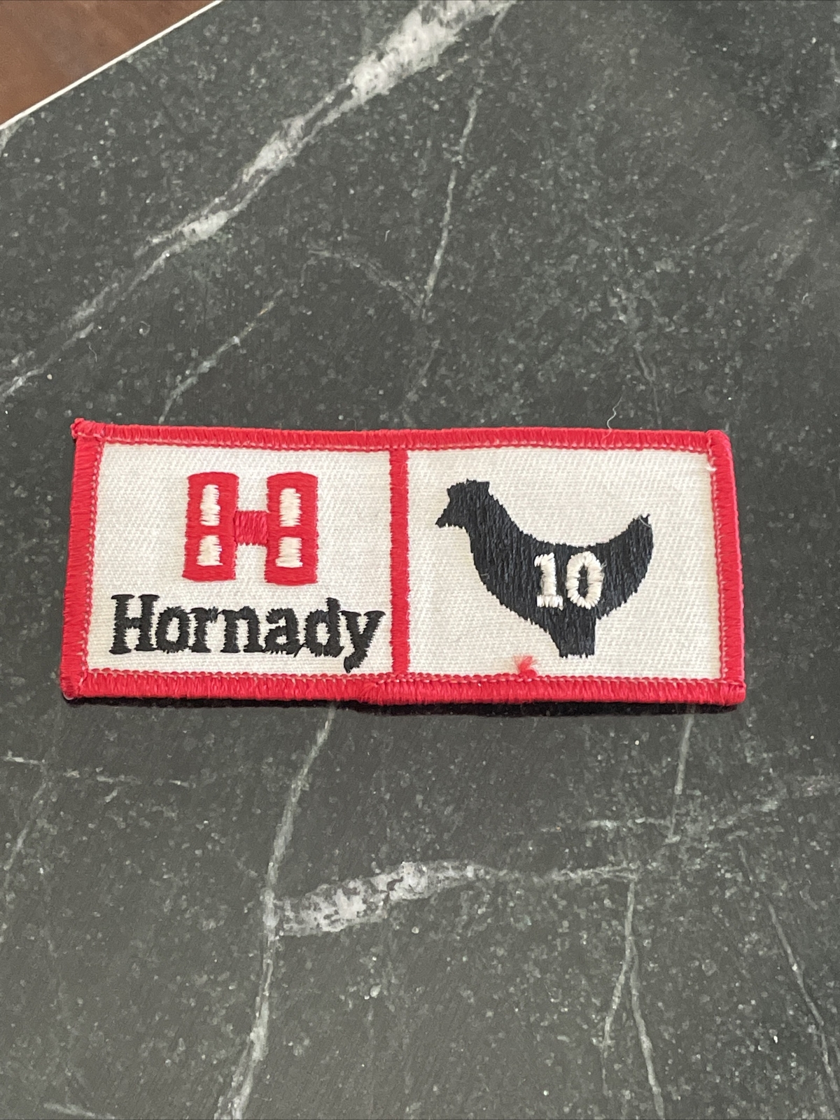 Hornady Bullets Patch Rare 4” Iron On Logo 70s 80s Vtg Hunting Shooting ...