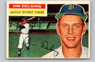 1956 TOPPS BASEBALL #338 JIM DELSING MID GRADE MS | eBay