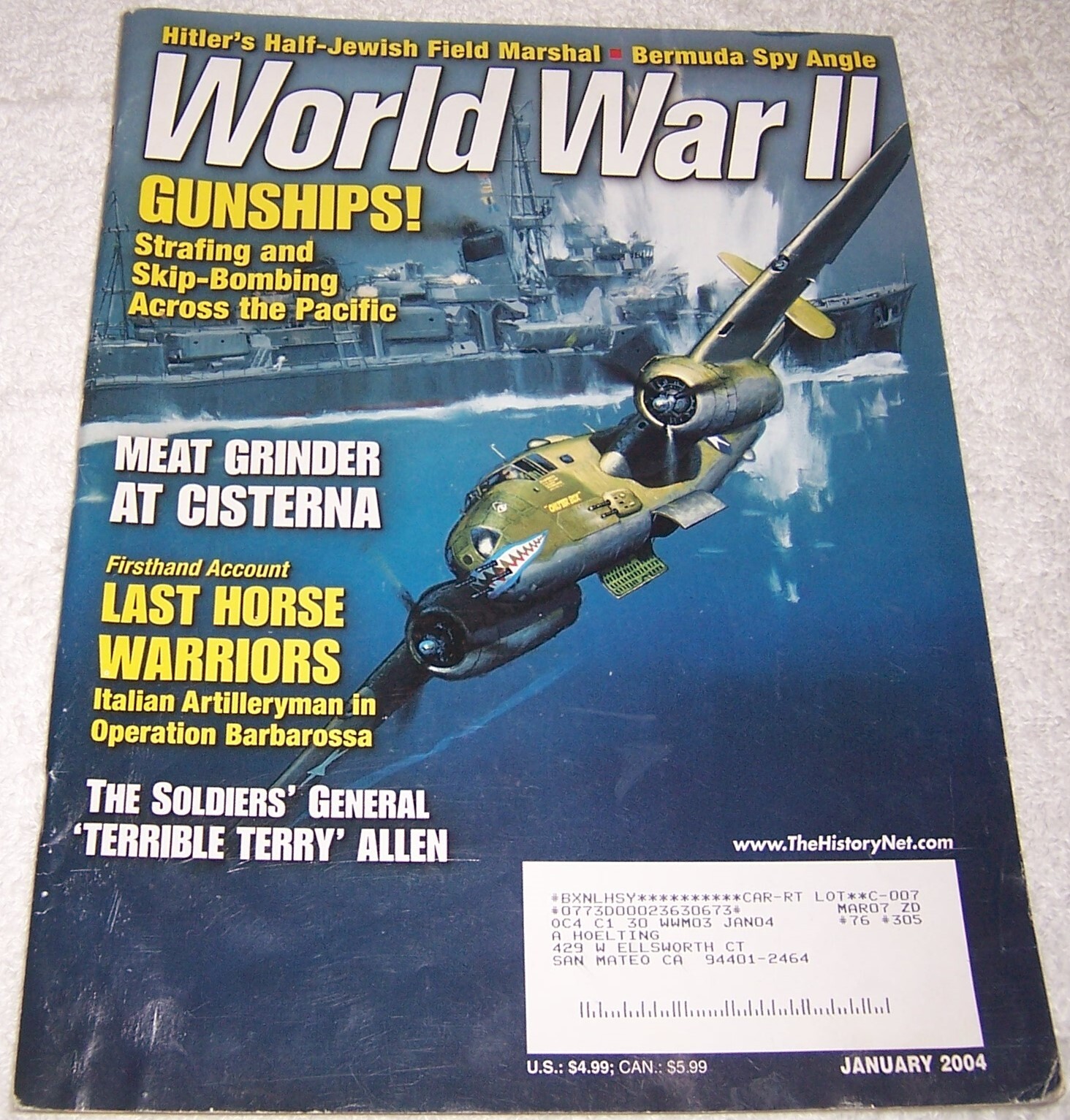 World War II Magazine January 2004 Gunships Cisterna Barbarossa WWII | eBay