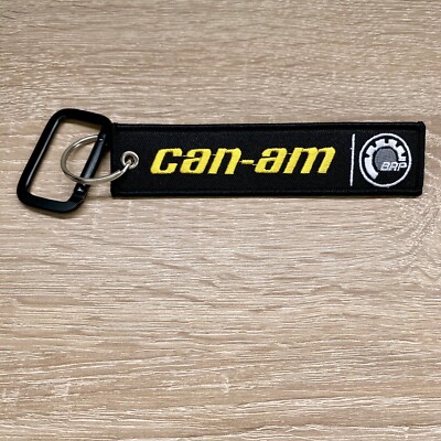 Can-Am BRP Keychain UTV ATV Off Road Motorcycle Double Sided Key Fob w ...